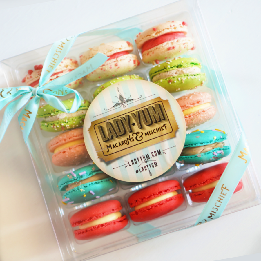 Custom Macaron Gift Boxes Shipped Nationwide | Lady Yum | Seattle, WA